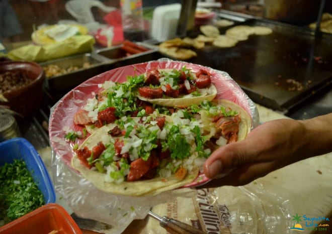 Tacos Al Pastor Tal Ivan in Sayulita Mexico
