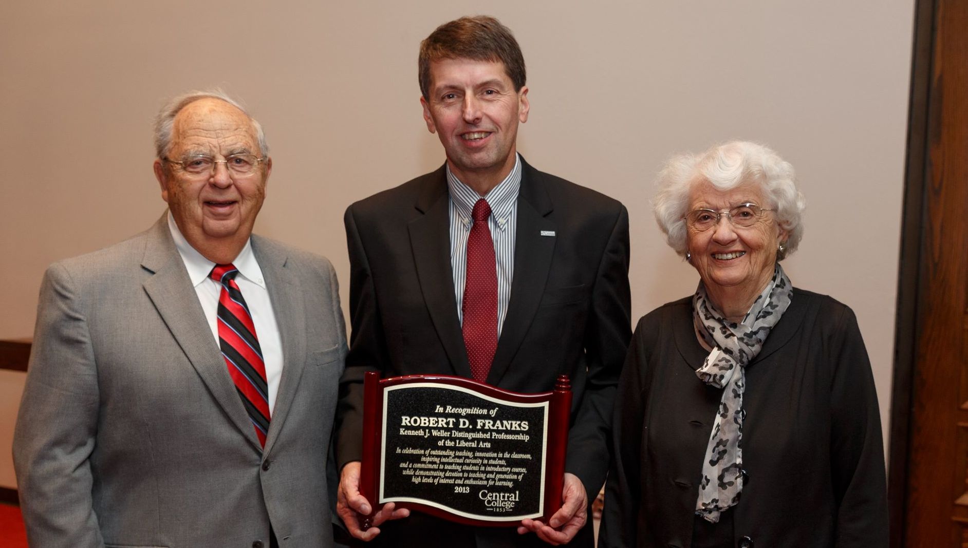 Central College | Honoring Professor Franks