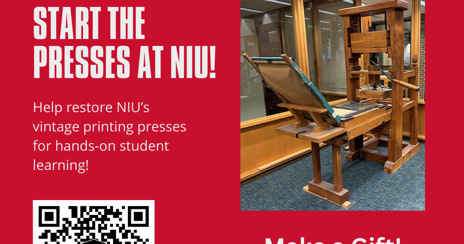 Past Projects | START THE PRESSES and ADVANCE THE HISTORY OF THE BOOK AT NIU!