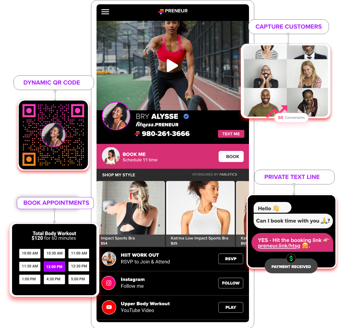 Preneur - All-in-one platform - Promote, capture & sell.