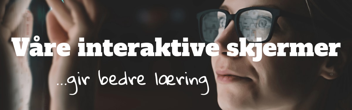 Landingsside interaktive skjermer Q4 sk Scandec Systemer