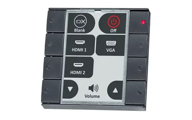 Landingsside kampanje Biamp AV Kontrollpanel Scandec Systemer