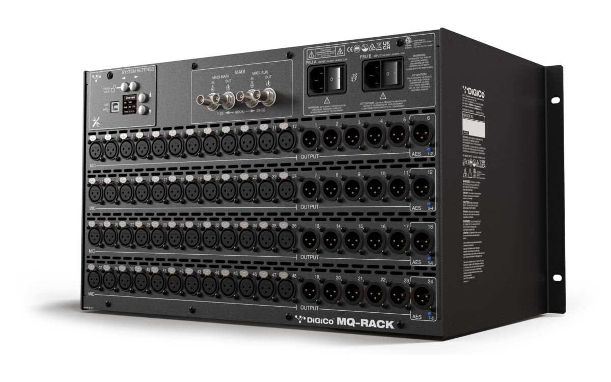 MQ-Rack stagerack - BNC MADI Scandec Systemer
