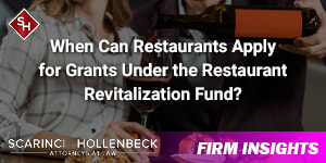 When Can Restaurants Apply for the Restaurant Revitalization Fund?