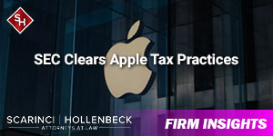 SEC Clears Apple Tax Practices