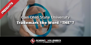 Can Ohio State University Trademark the Word “THE”?