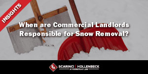 When are NJ Commercial Landlords Responsible for Snow Removal?