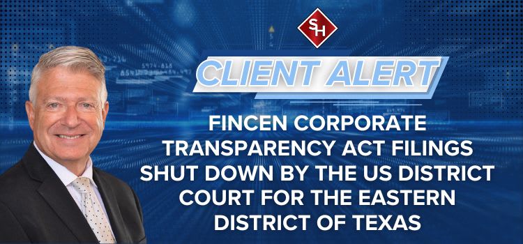 FinCEN Corporate Transparency Act Filings Halted