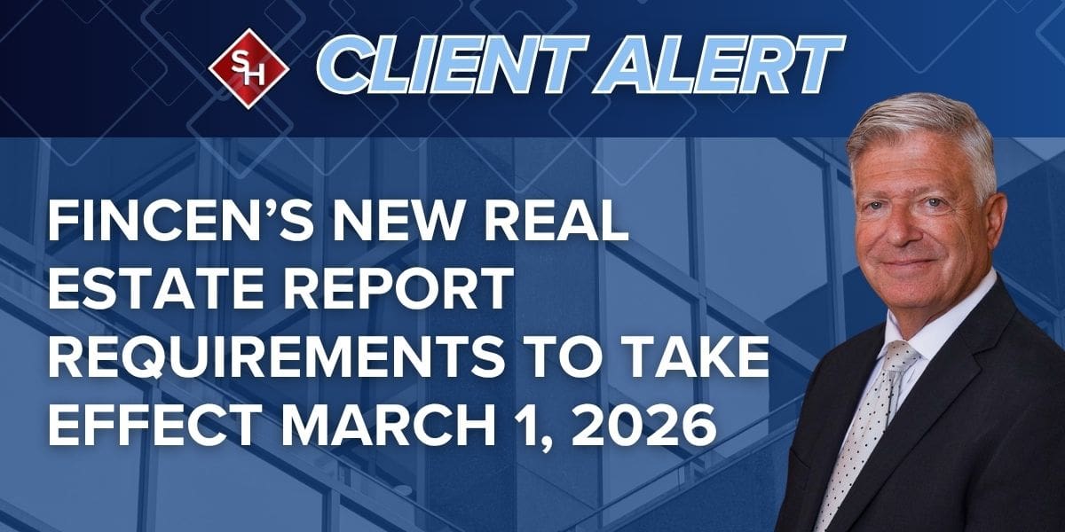 New FinCEN Real Estate Report Rules: March 2026