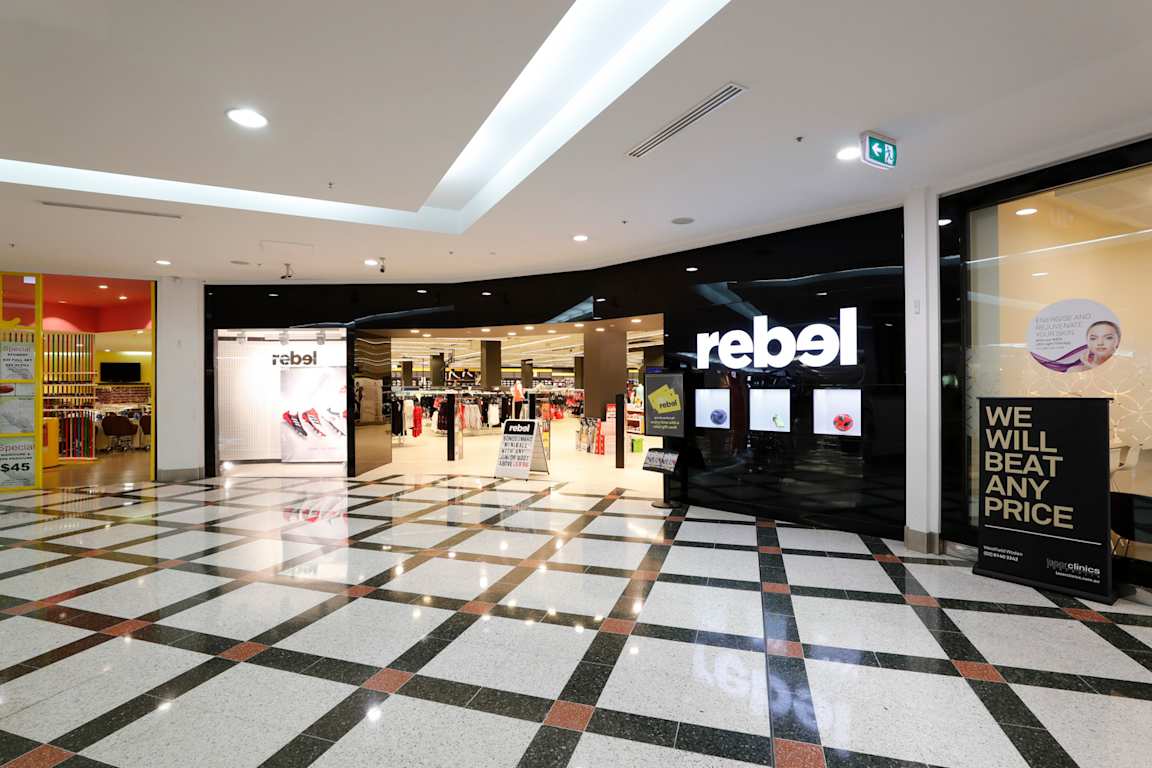 rebel at Westfield Woden