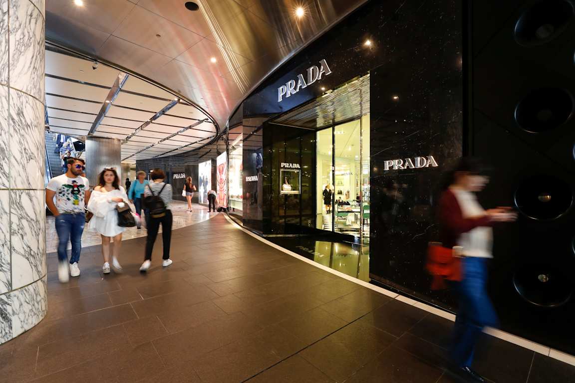 Prada at Westfield Sydney