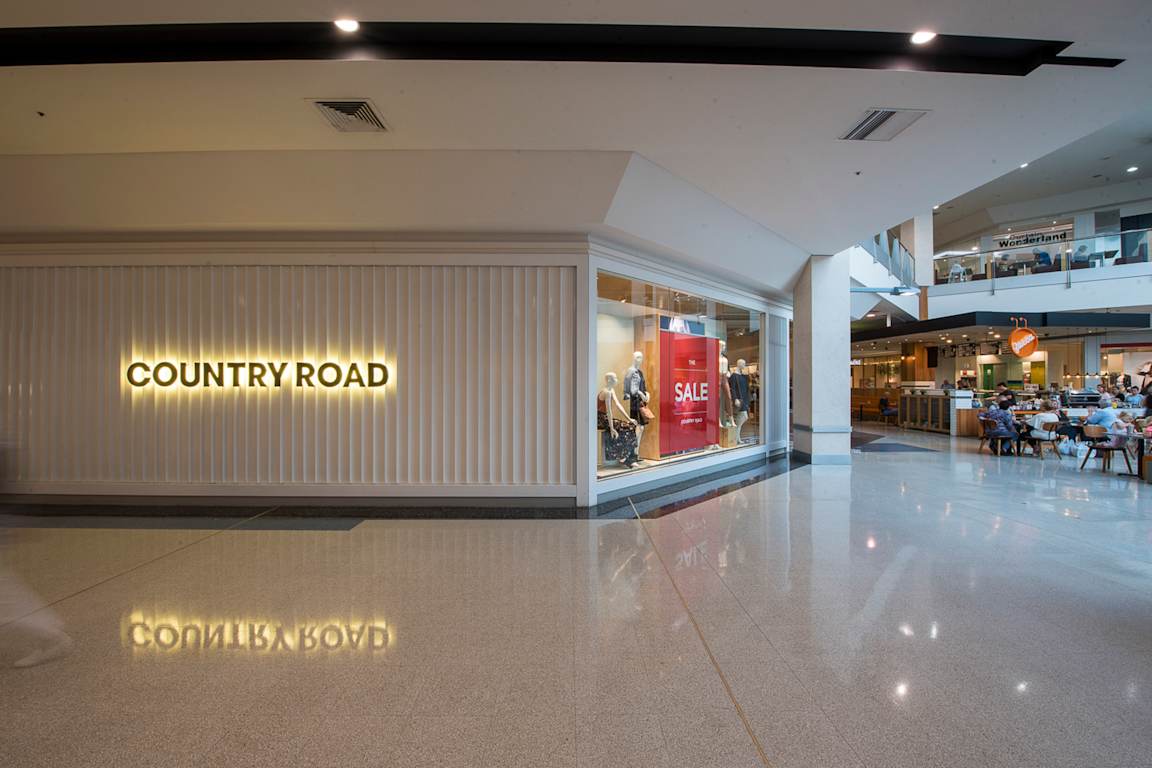 Country Road (Temporary closure) at Westfield Eastgardens