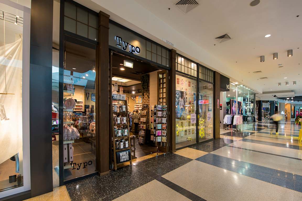 Typo at Westfield Eastgardens