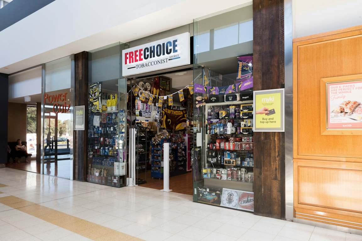 Free Choice Tobacconist Store (Temporary closure) at Westfield Plenty ...