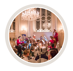 Mozart Concert&Dinner following historical recipes in the baroque hall