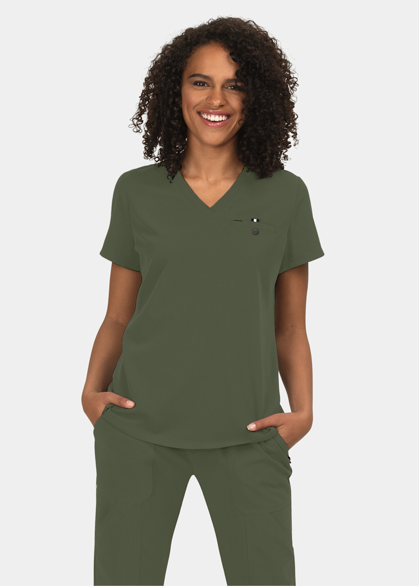 Ready to Work 1-Pocket Tuck-In Scrub Top | Scrubs & Beyond