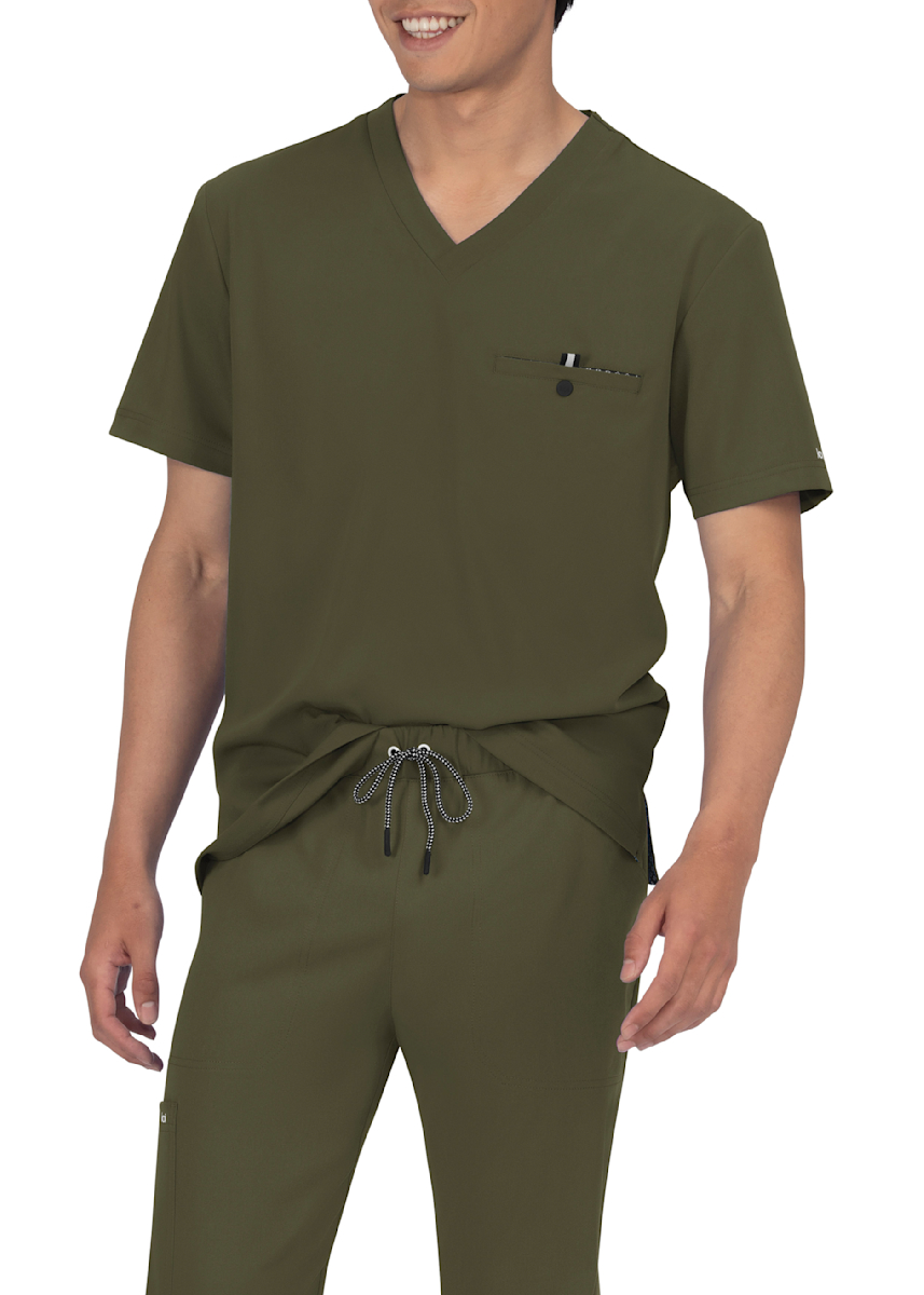 On Call 1-Pocket Men's V-Neck Tuck-In Scrub Top | Scrubs & Beyond