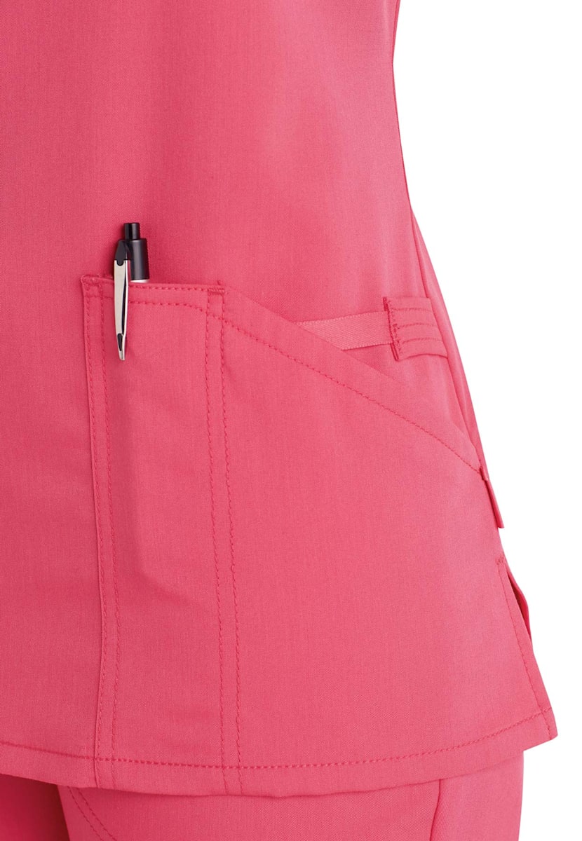 Code Happy V-Neck Scrub Tops With Certainty | Scrubs & Beyond