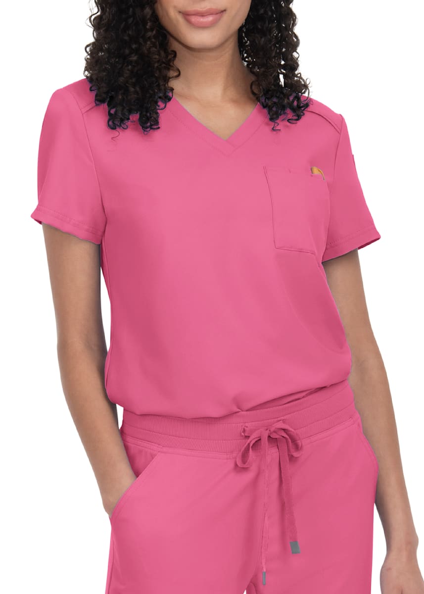 Aura 2-Pocket V-Neck Scrub Top | Scrubs & Beyond