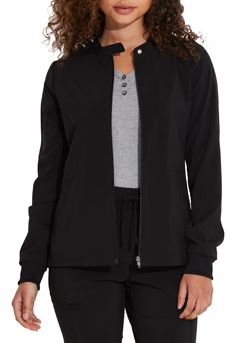 2-Pocket Zip Front Jacket | Scrubs & Beyond
