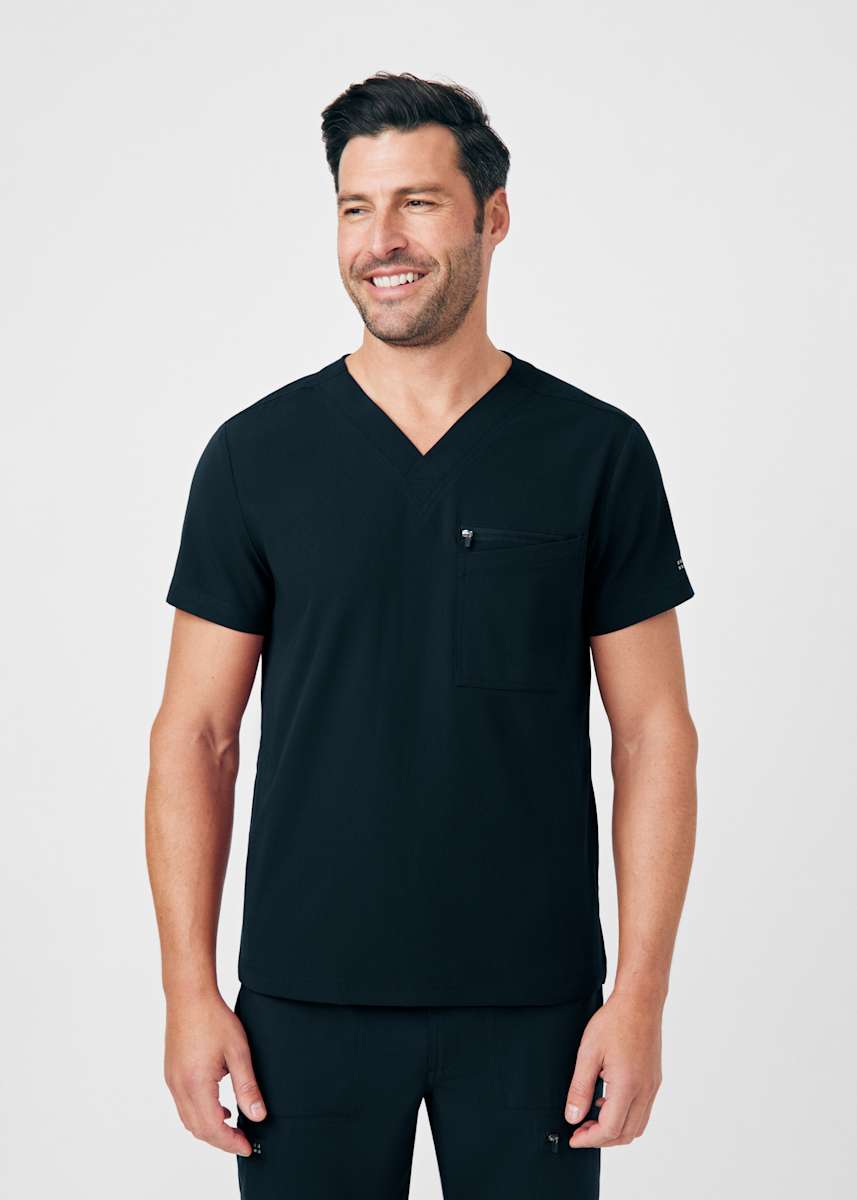 Men's 4-Pocket V-Neck Scrub Top | Scrubs & Beyond
