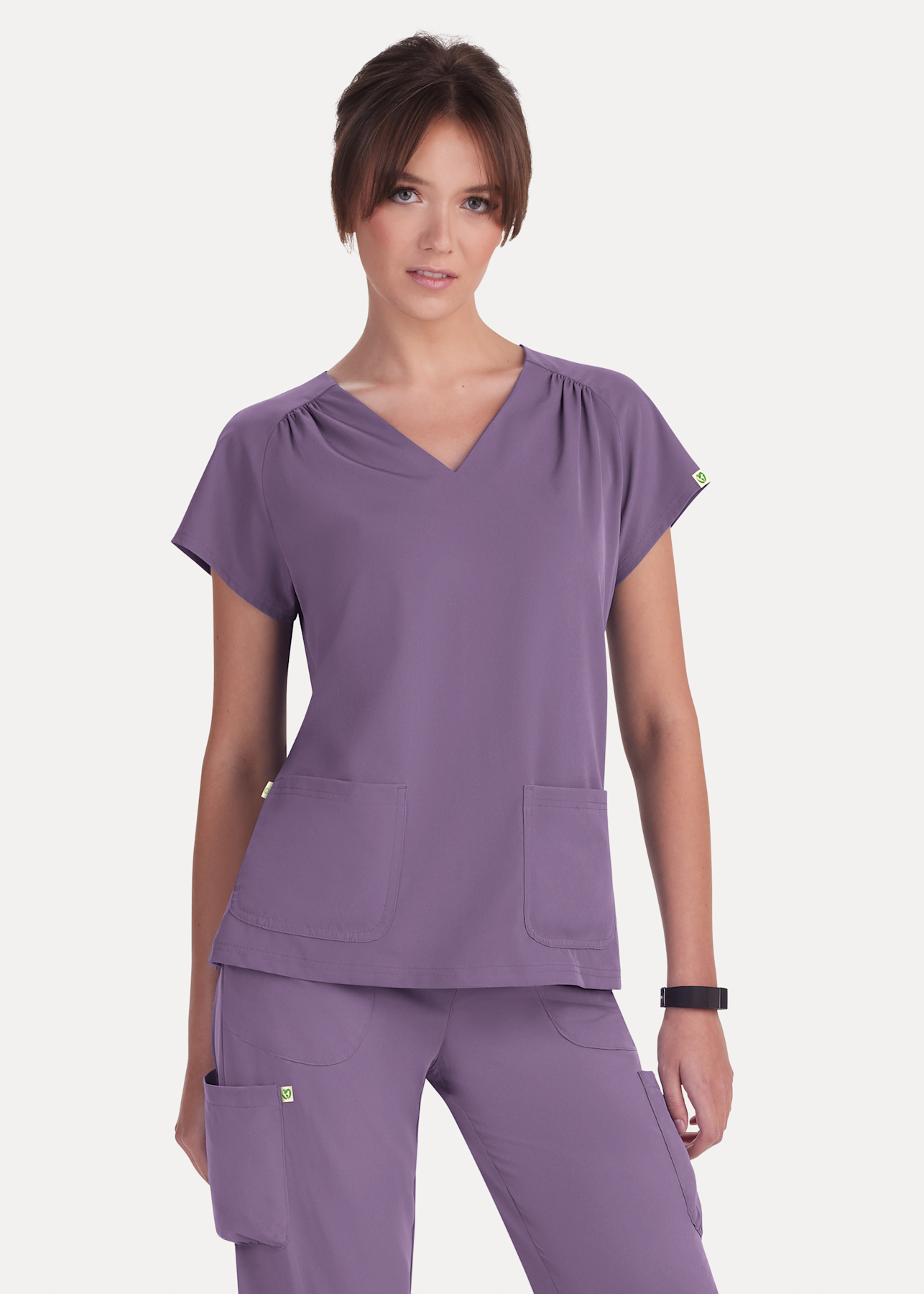 Meadow 2-Pocket V-Neck Scrub Top | Scrubs & Beyond