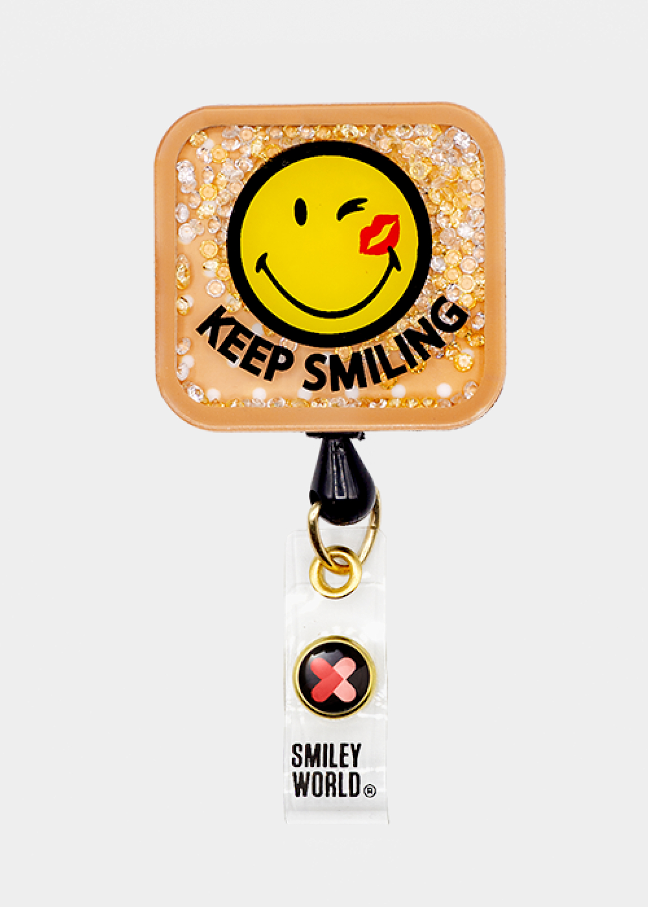 Smiley World Koi Smiley World Smiling Band-Aid Badge Reel | Scrubs & Beyond