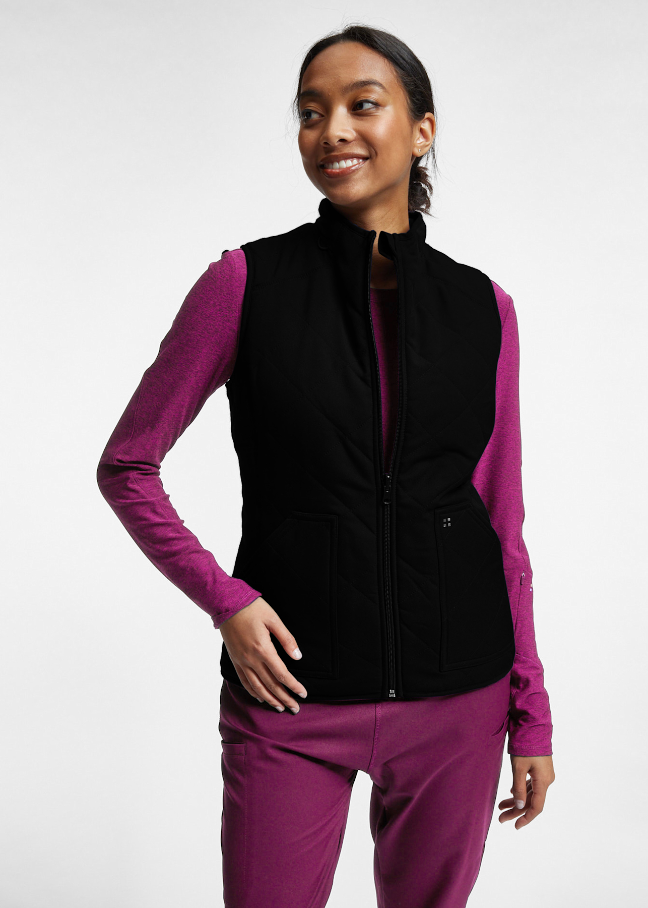 White Cross VIBE White Cross VIBE 2-Pocket Reversible Puffer Vest ...