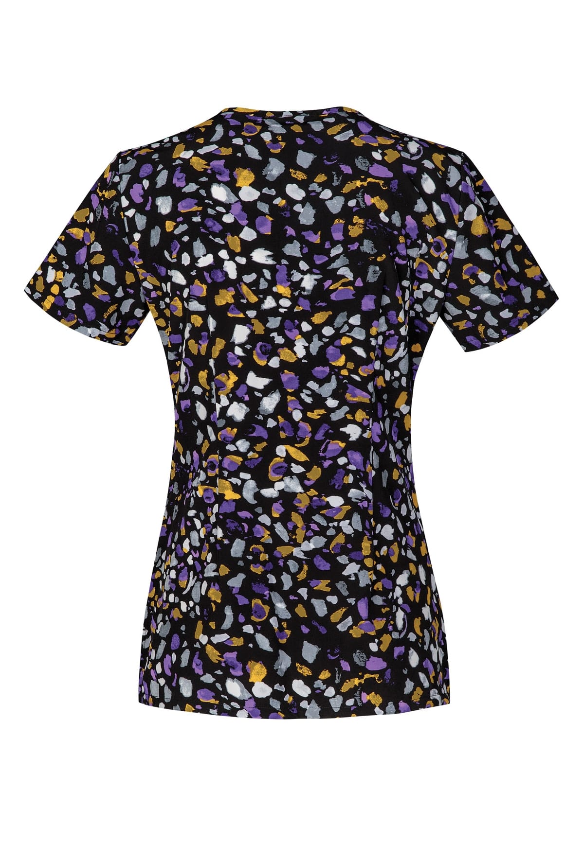 Cherokee Runway Paint Life Grand Print Scrub Tops | Scrubs & Beyond ...