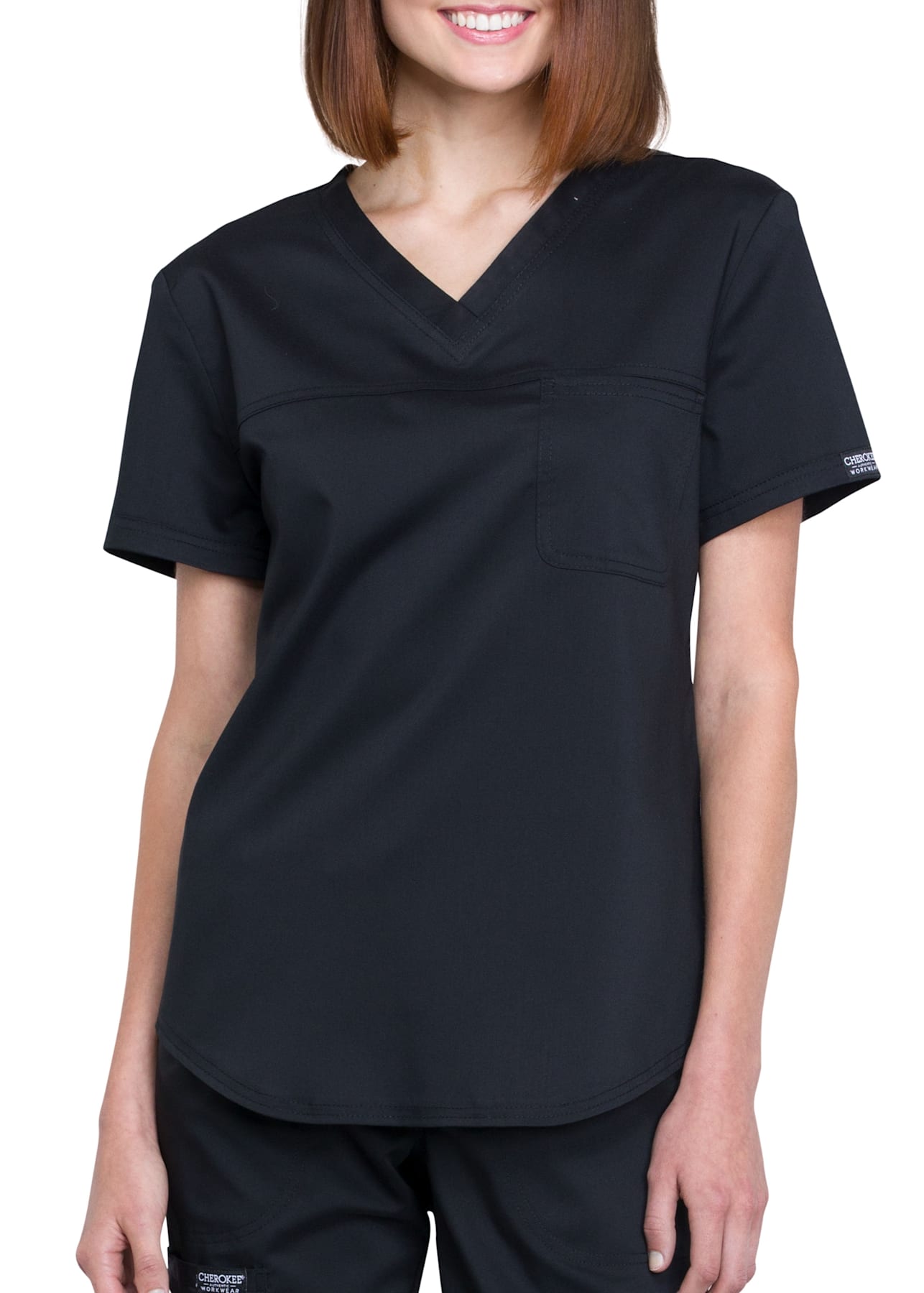 Cherokee Workwear Revolution 1 Pocket V-Neck Scrub Top | Scrubs & Beyond
