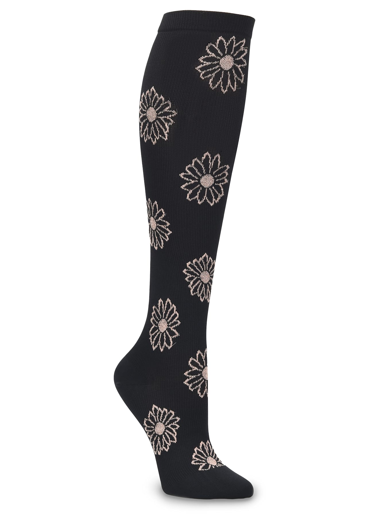 Nurse Mates Gold Shimmer 3-Pack 12-14mmHg Compression Socks| Scrubs ...