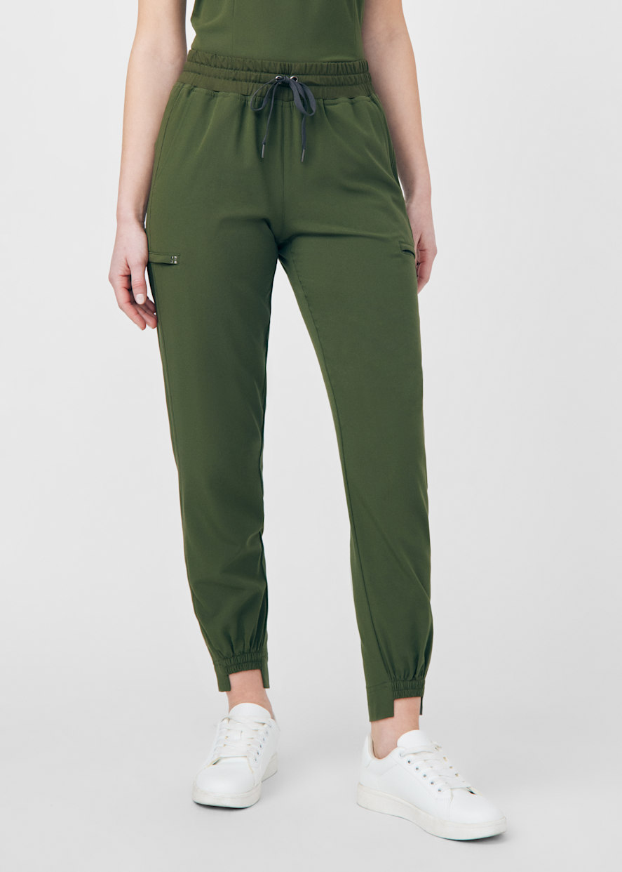 8-Pocket Elastic Waistband Cargo Jogger | Scrubs & Beyond 8-Pocket Elastic Waistband Cargo Jogger | Scrubs & Beyond
