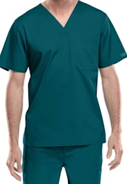 Cherokee Workwear Core Stretch Men's V-Neck Scrub Tops | Scrubs & Beyond