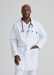 Grey's Anatomy Men's 37 Inch 5 Pocket Lab Coats | Scrubs & Beyond