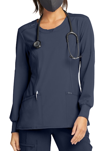 Cherokee Infinity Women's Long Sleeve Scrub Top with Certainty | Scrubs ...