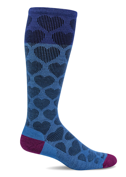 Heart Throb Women's Moderate Graduated Compression Socks | Scrubs & Beyond