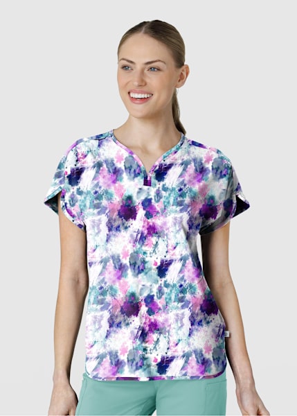 Printed Scrub Tops for Women | Scrubs & Beyond