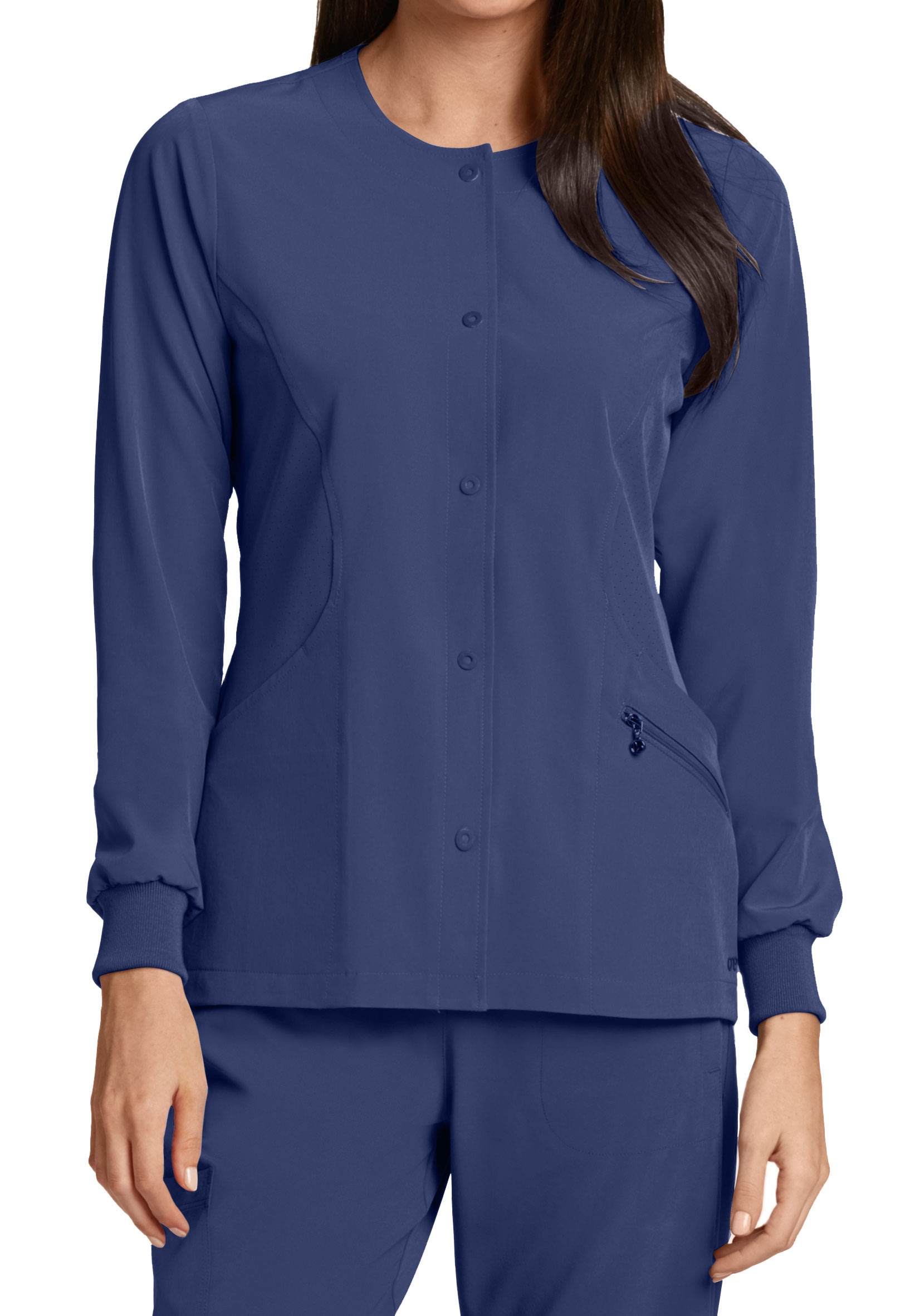 Barco One 4 Pocket Jewel Neck Warm Up Jackets | Scrubs & Beyond