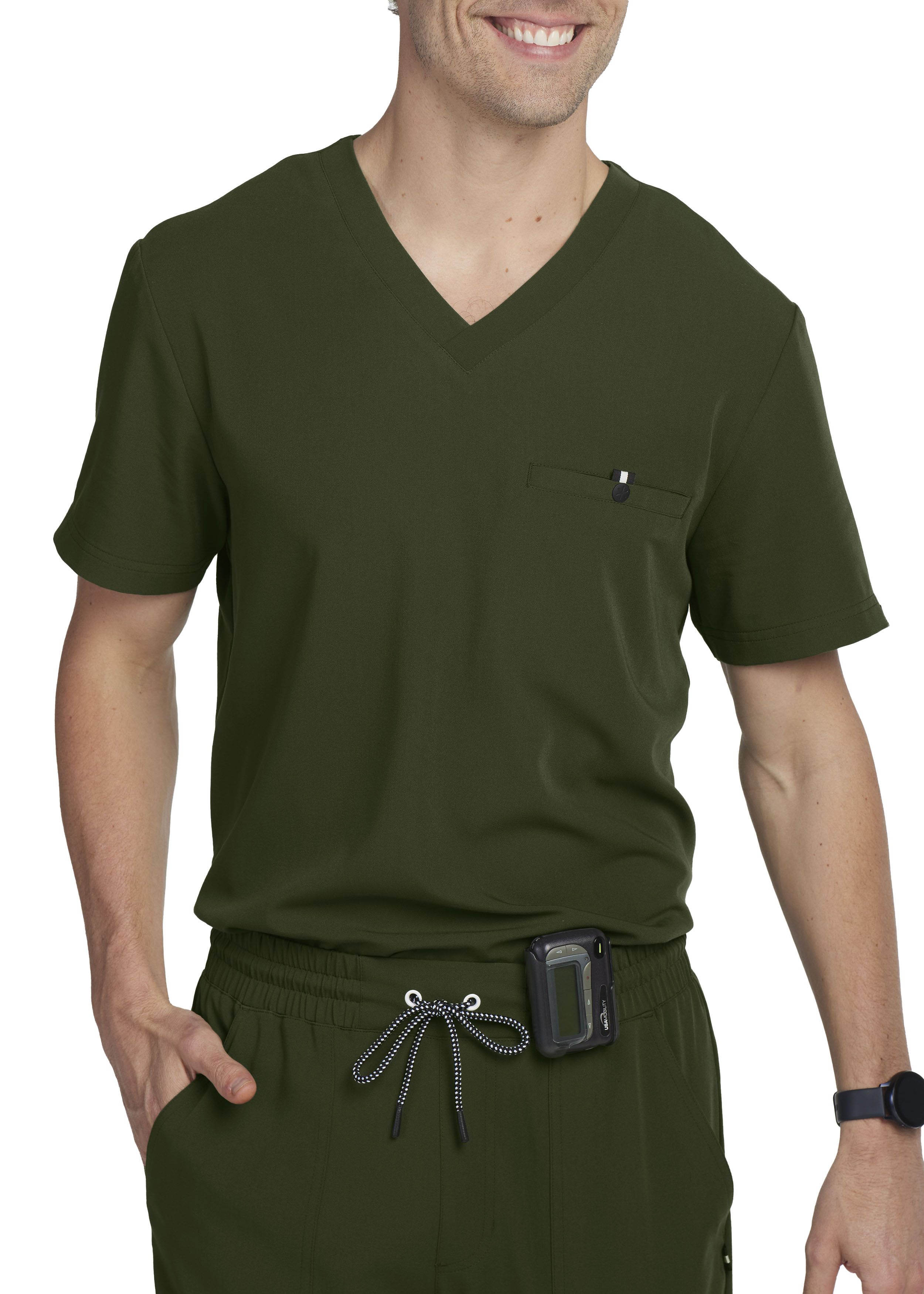 Beyond Scrubs Mens Alpha One Pocket Scrub Top| Scrubs & Beyond | Scrubs ...
