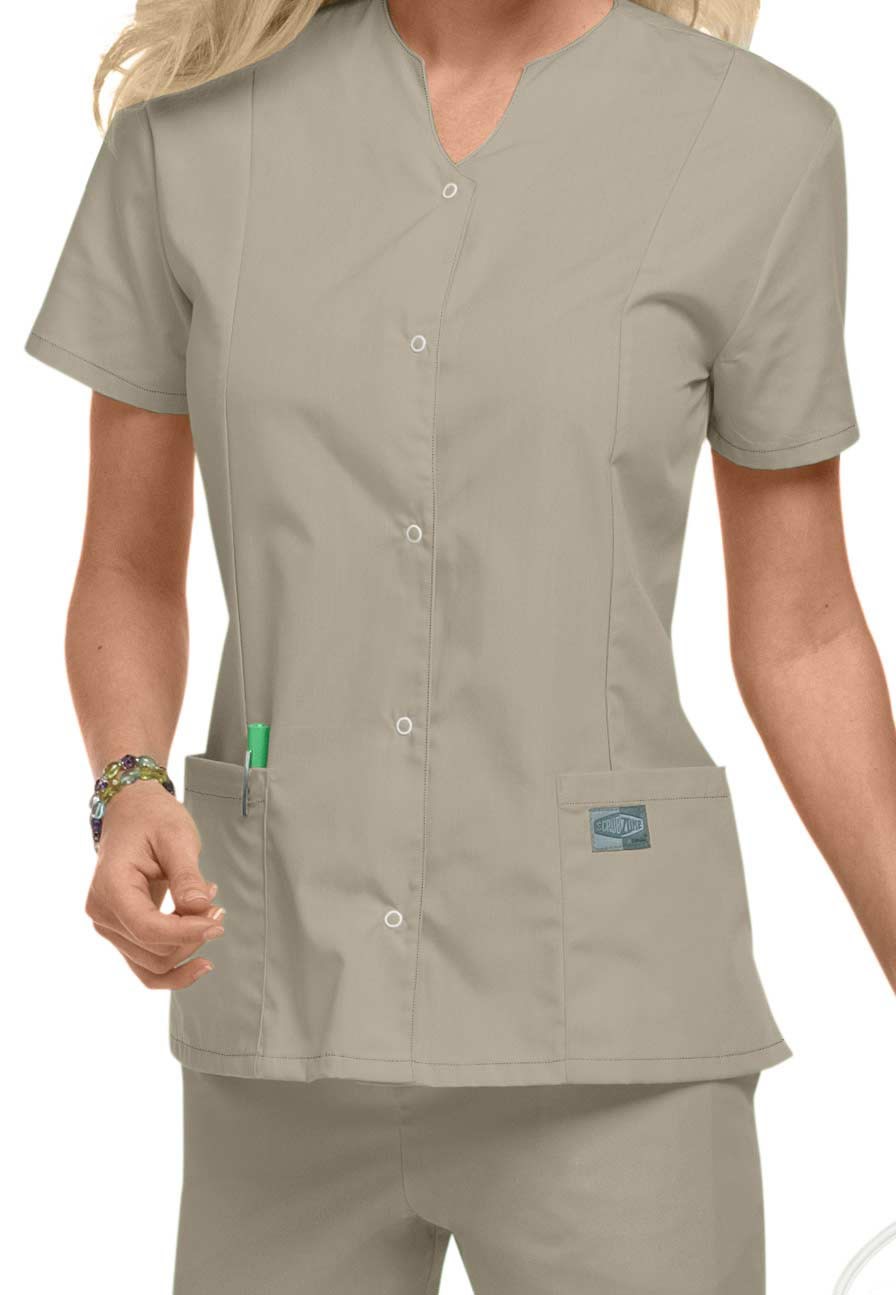 Scrubzone Snap Front Scrub Tops | Scrubs & Beyond