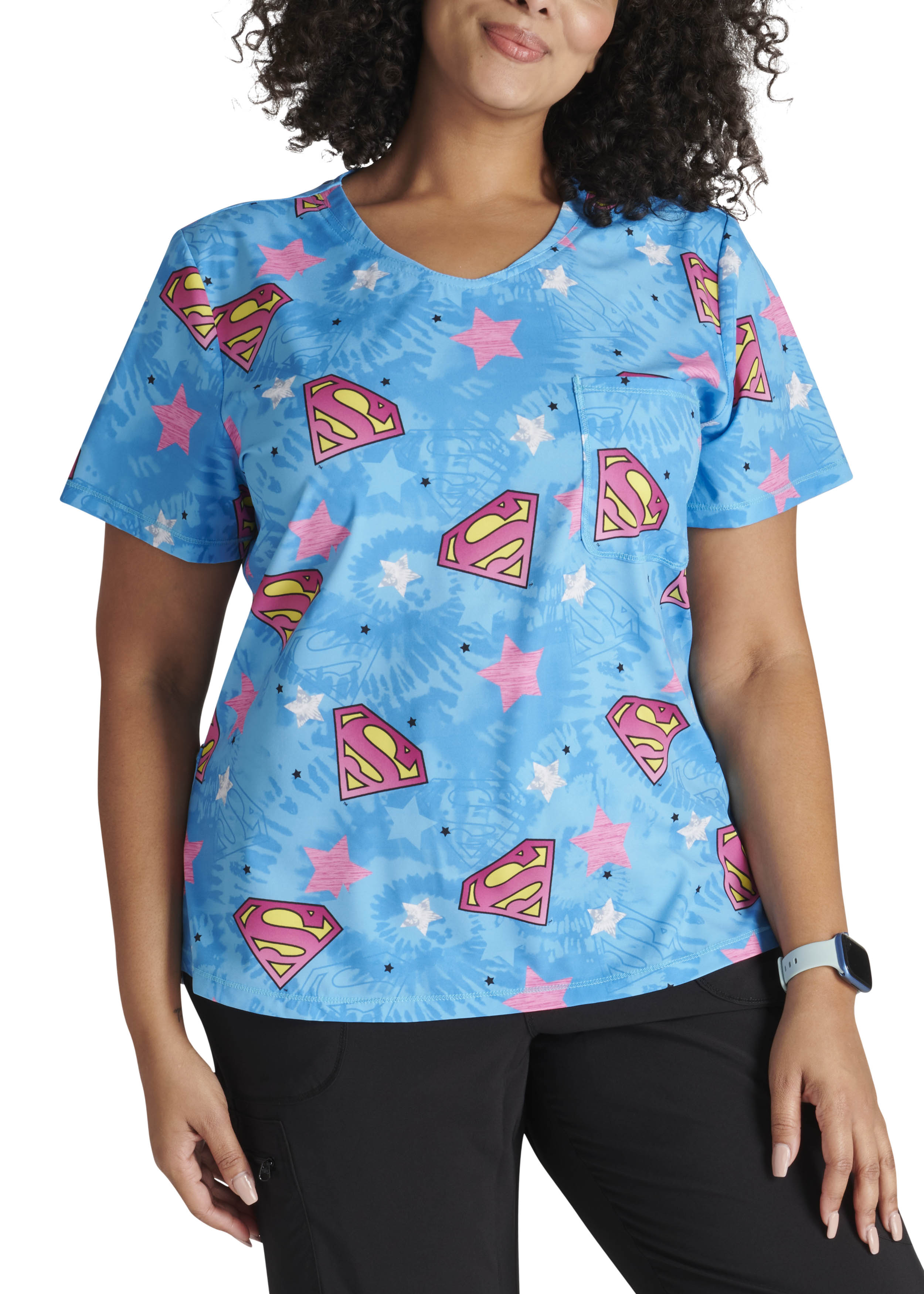 Symbol of Hope V-Neck Print Top | Scrubs & Beyond