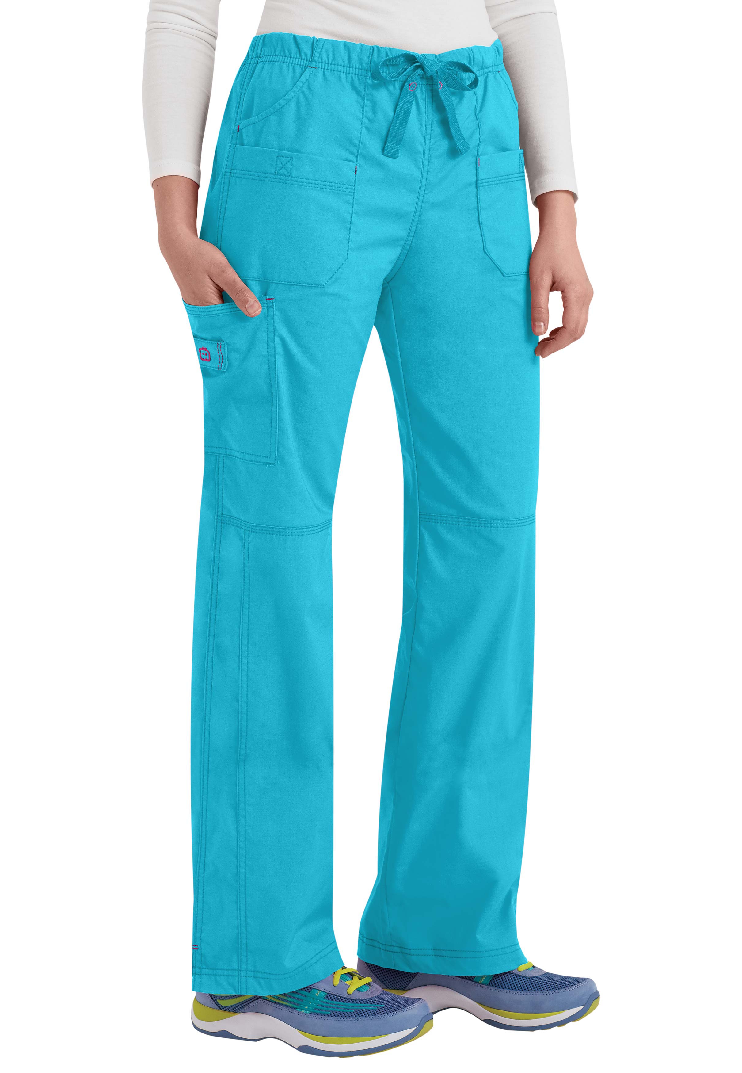 WonderFlex Faith Multi-Pocket Cargo Scrub Pants | Scrubs & Beyond
