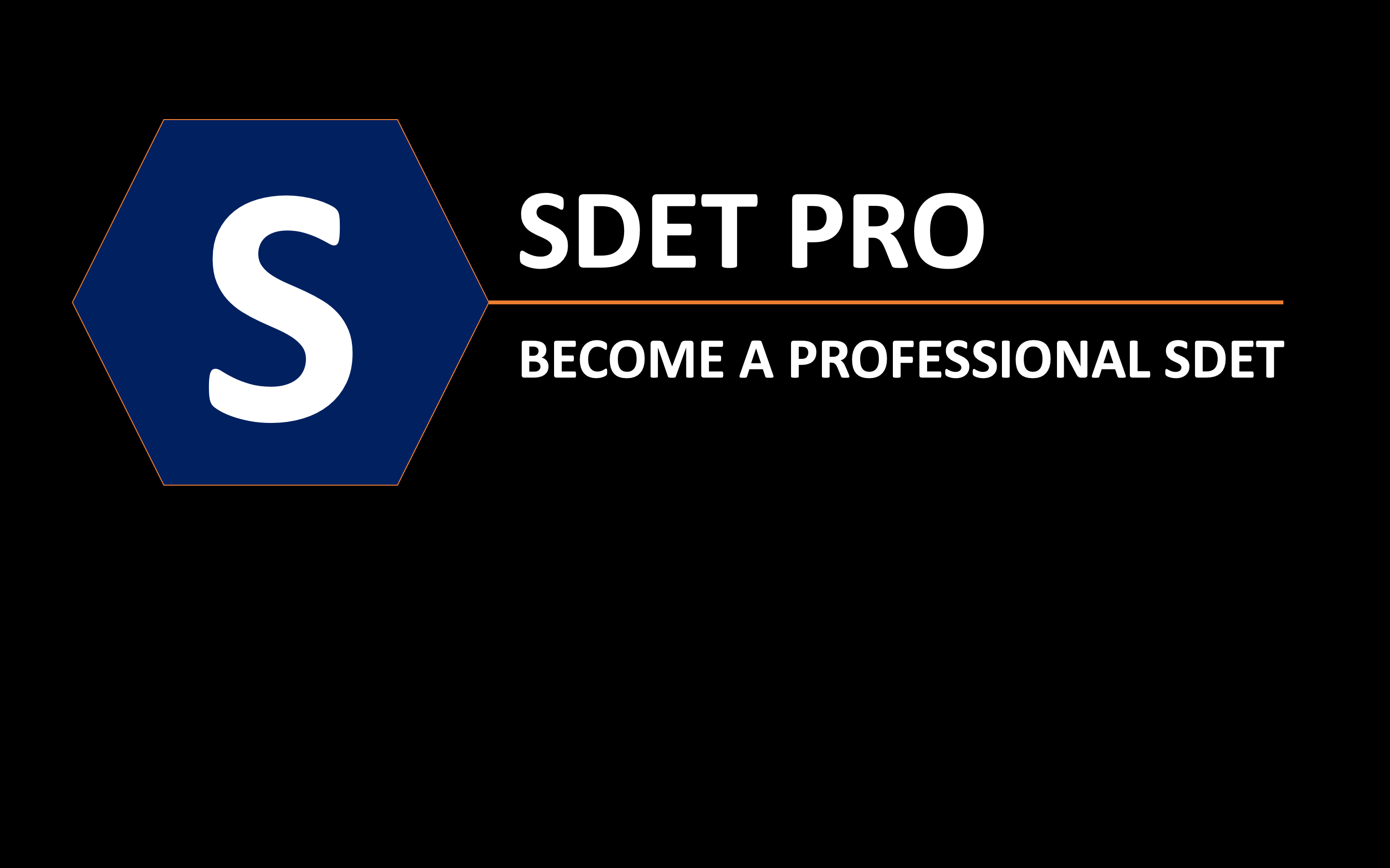 SDET PRO | Become a professional SDET