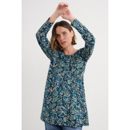Screenprint Long Sleeve A-Line Tunic - Seasalt Cornwall
