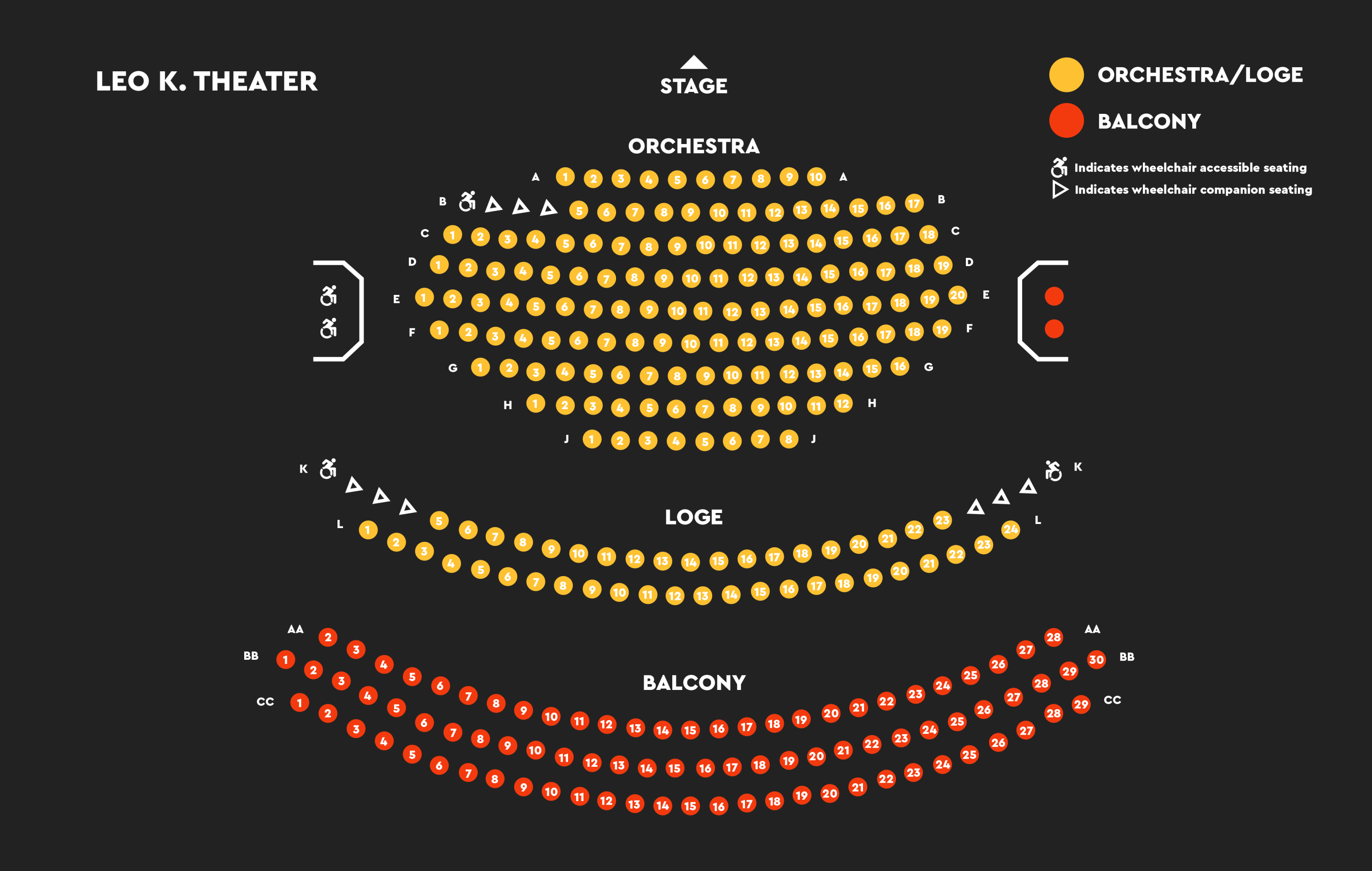 Seat Maps | Seattle Rep