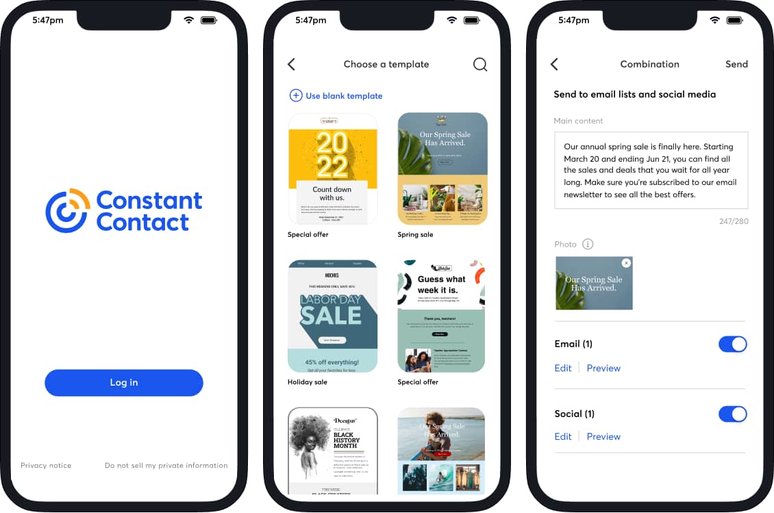 Constant Contact Promo Code: 50% off for up to 1 year on the Core and ...
