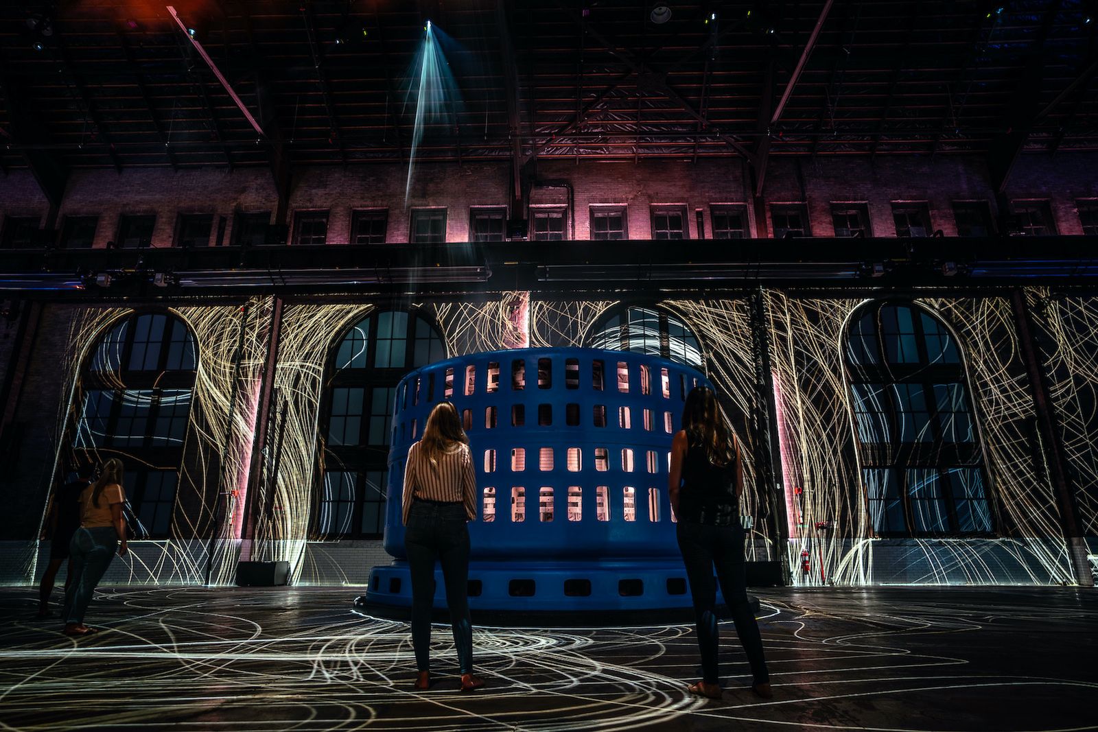 Night on Niagara with Power Station Light Show