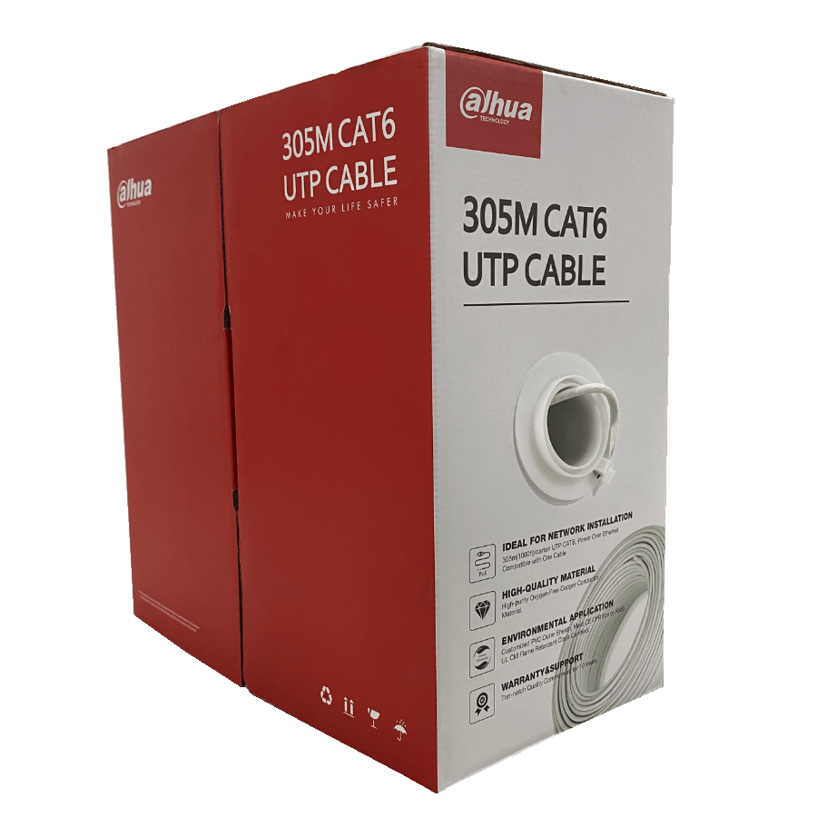 Cable UTP Dahua Cat6 305m | Seguridad para Ti