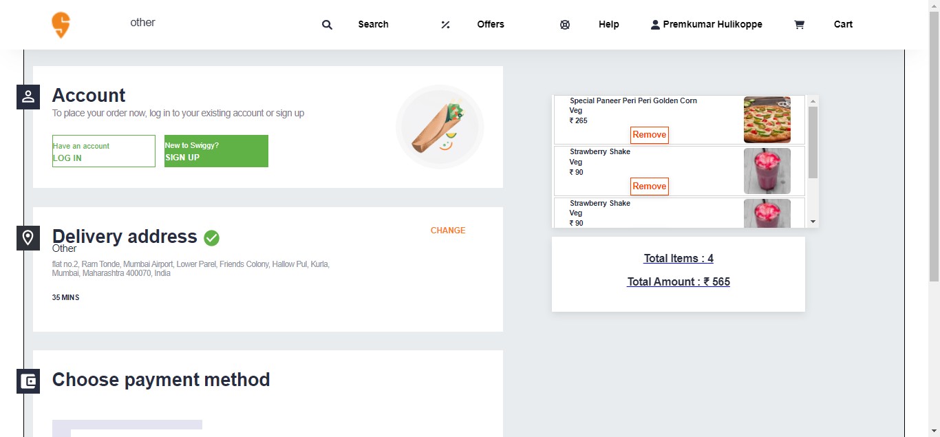 Github H1t3ndr4swiggy Clone This Is A Swiggy Clone Built With React Js Swiggy Is An Indian 