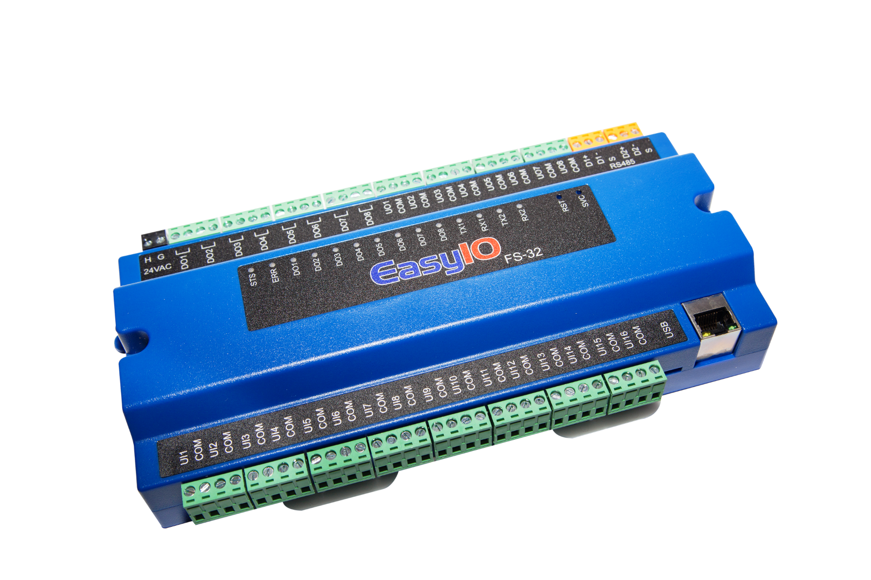 EASYIO-FS-32 | EASYIO CONTROLLER 32 POINTS 8GB FLASH AND SD HOLDER. 1.2 ...
